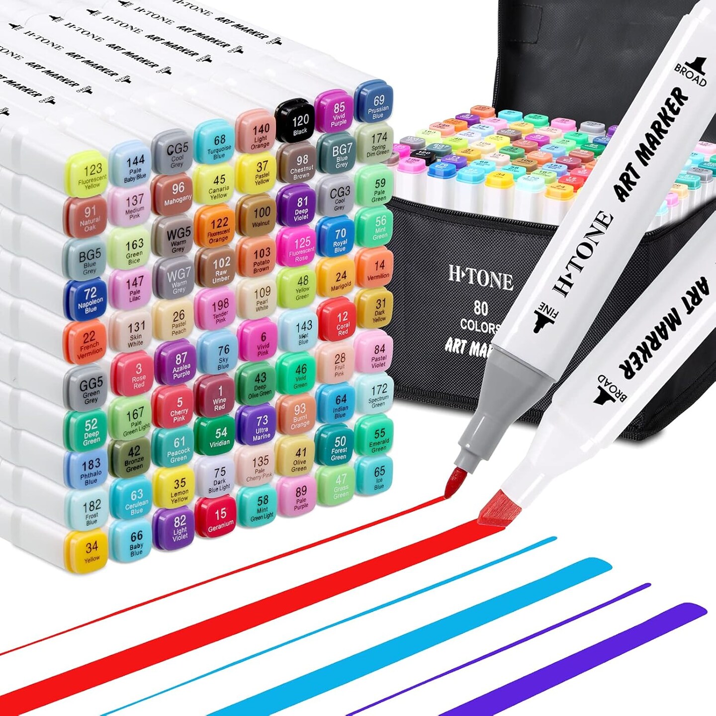 80 Colors Alcohol Markers for Adult | Michaels