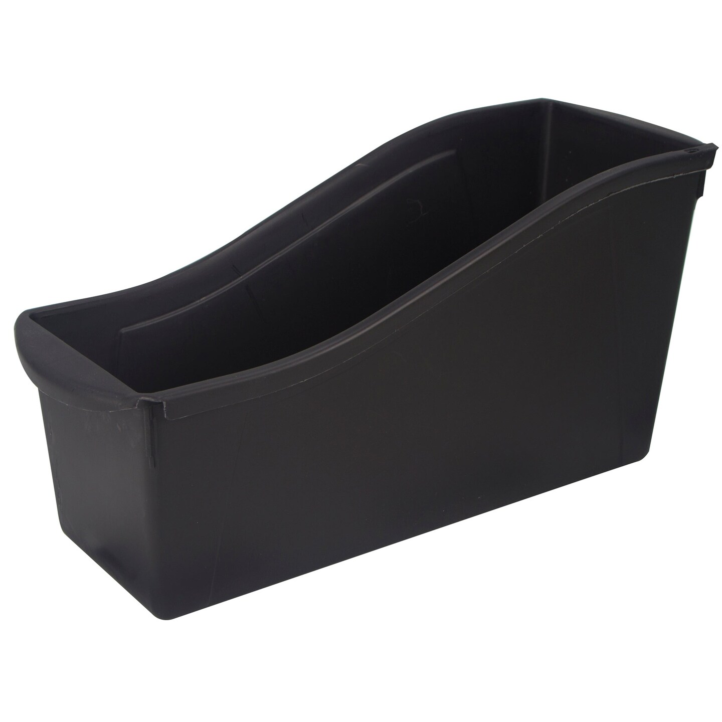 Large Book Bin with Front Pockets, Black | Michaels