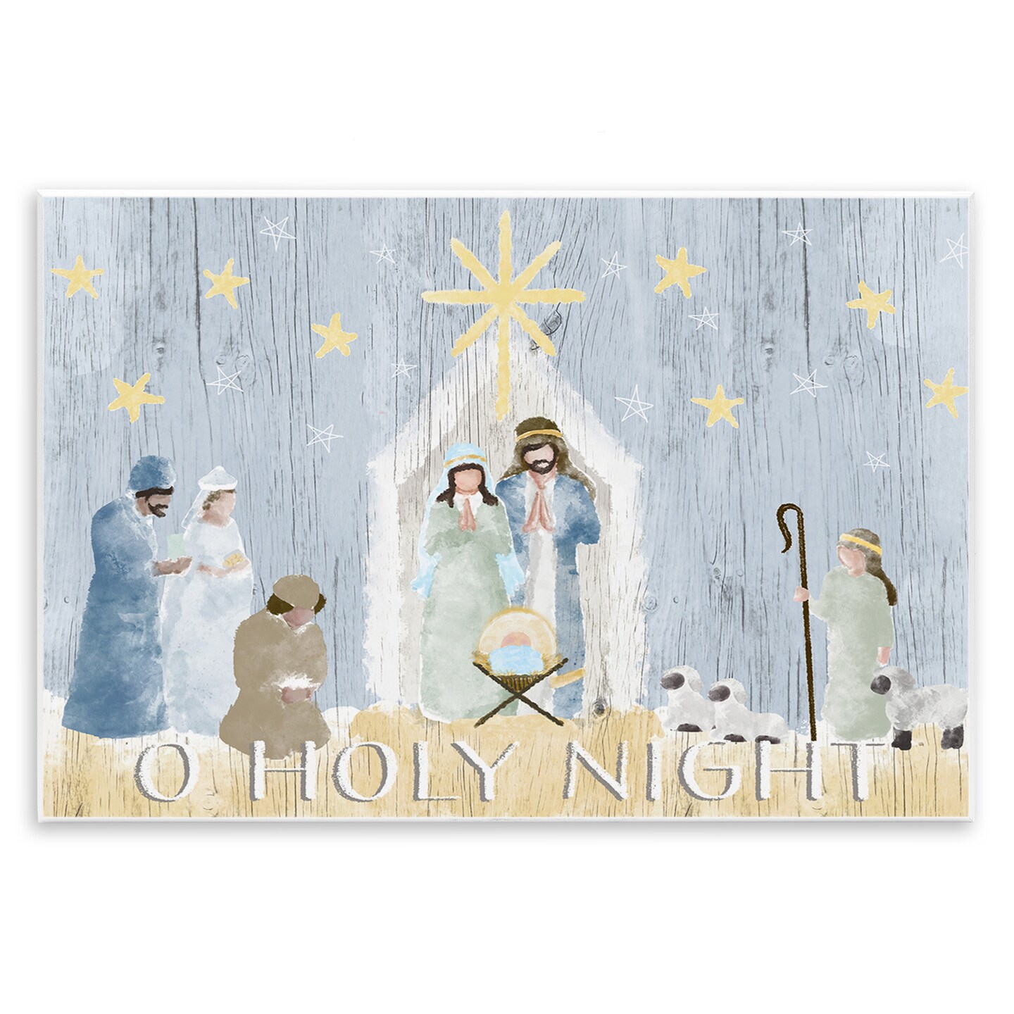 Stupell Industries Nativity Barn Stable Scene Wall Plaque Art | Michaels