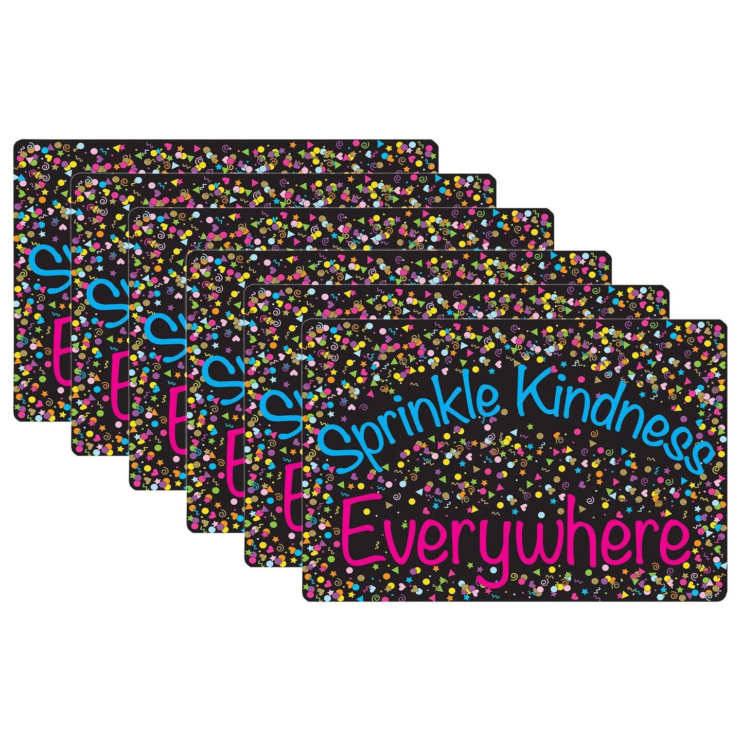 Computer Mouse Pad, 8" x 10", Sprinkle Kindness Everywhere, Pack of 6 ...