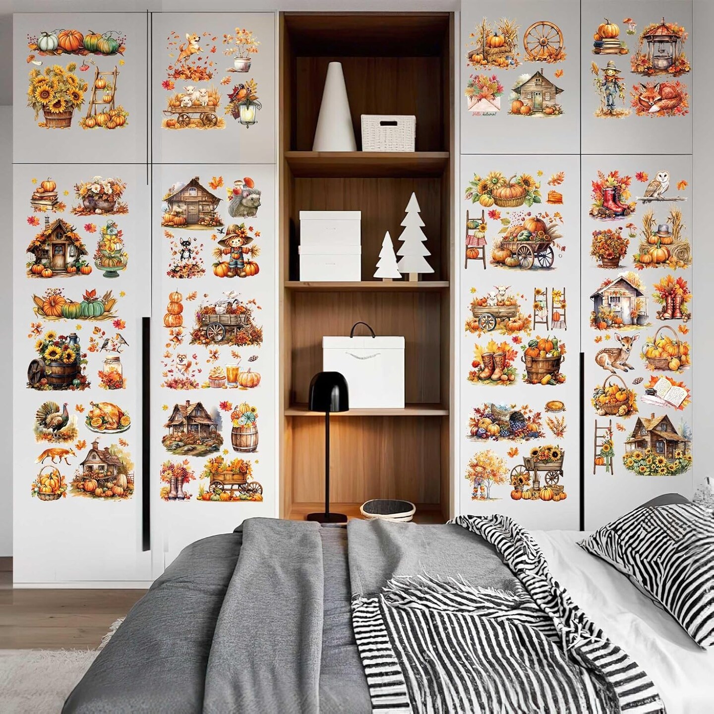 16 Pcs Fall Farmhouse Rub on Transfers for Crafts | Michaels