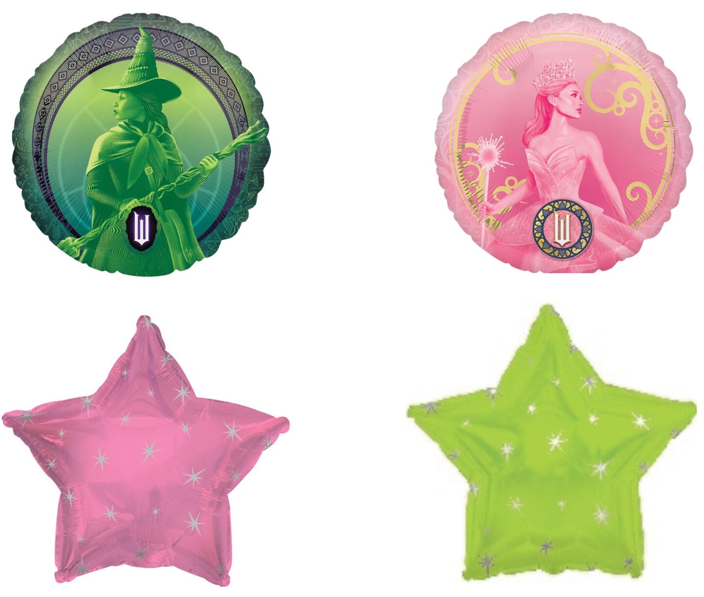Wicked Movie 4 piece Party Balloons Supplies Witch Oz | MakerPlace by ...