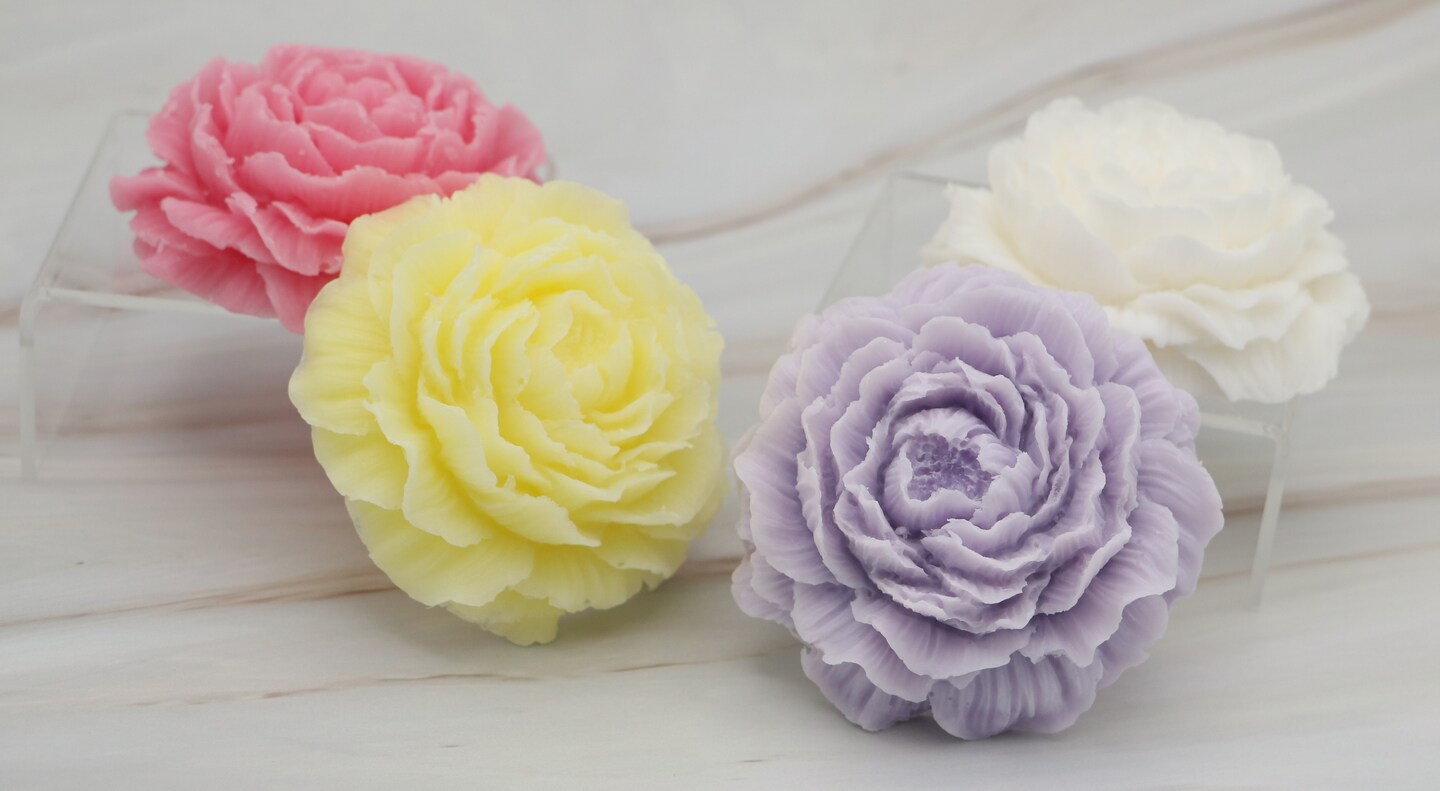 5 pcs Lovely Carnation Soaps, Party Soap Favors, Shower Soap Favors ...