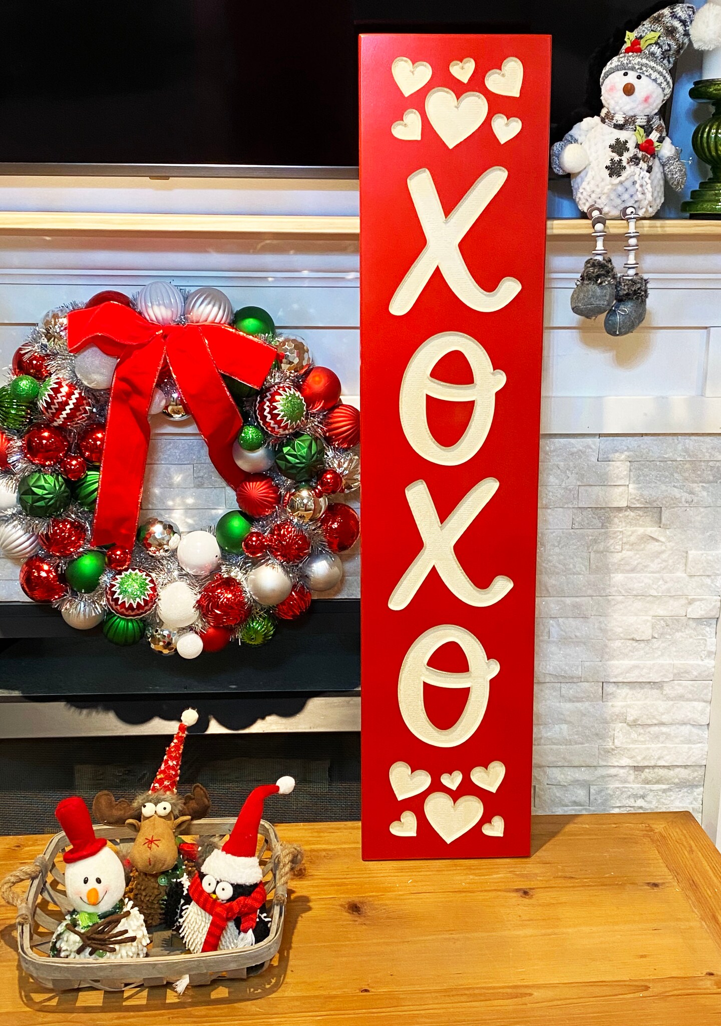 XOXO Porch Sign, Valentine Sign, Porch Sign, Front Door Sign, Carved ...