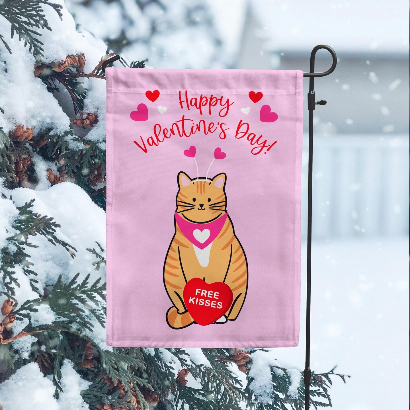 Cat Valentine's Garden Flag - Pick Your Color! | MakerPlace by Michaels