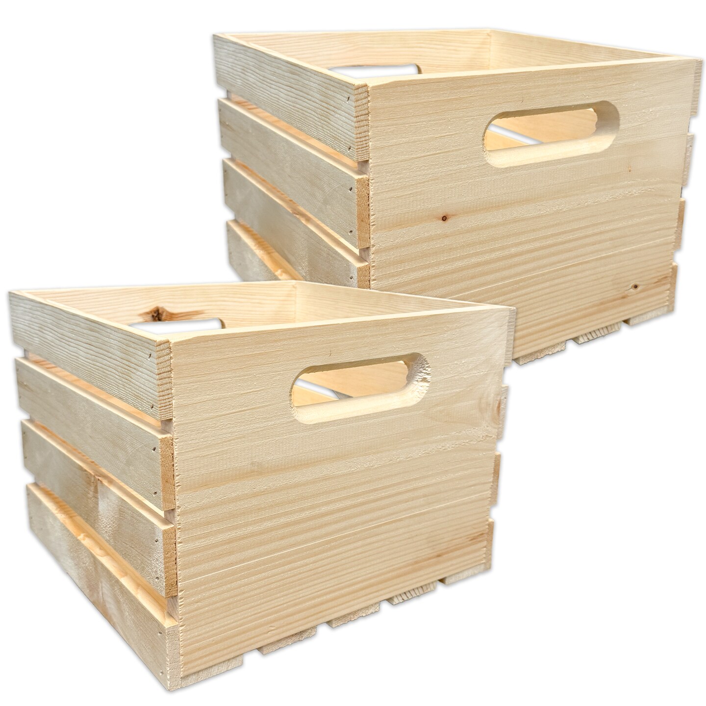 Wilson Large Pine Wood Crate | Michaels