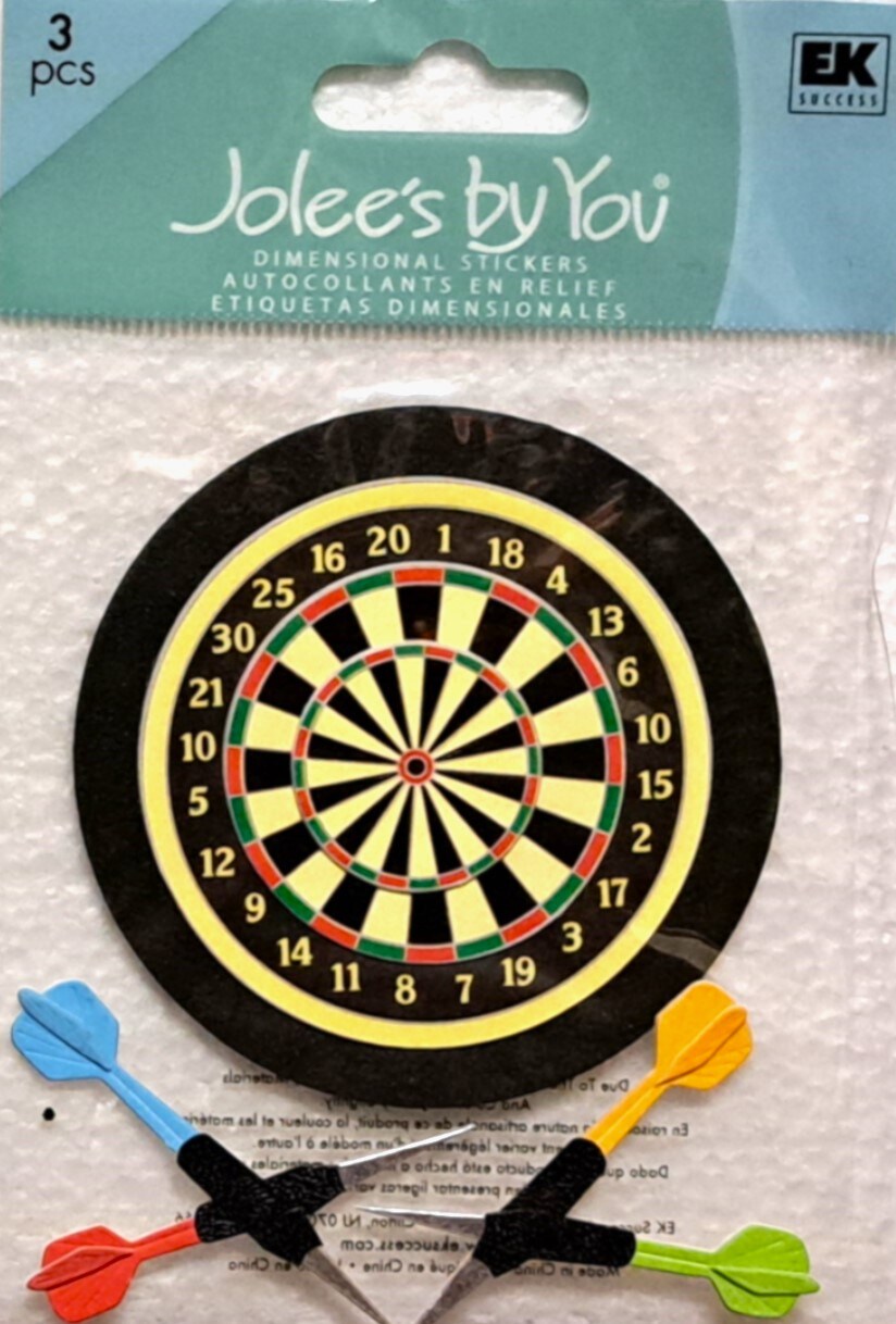 Jolee's Boutique Dart Board Dimensional Stickers | Michaels