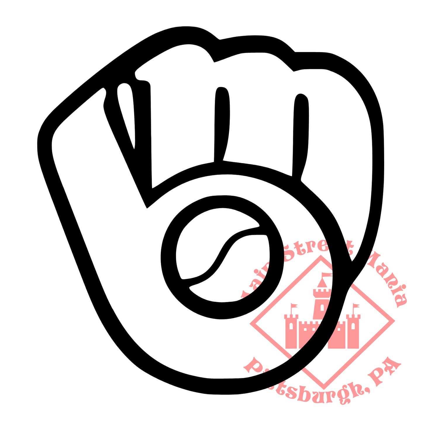 Brewers Glove Logo Sticker Decal | MakerPlace by Michaels