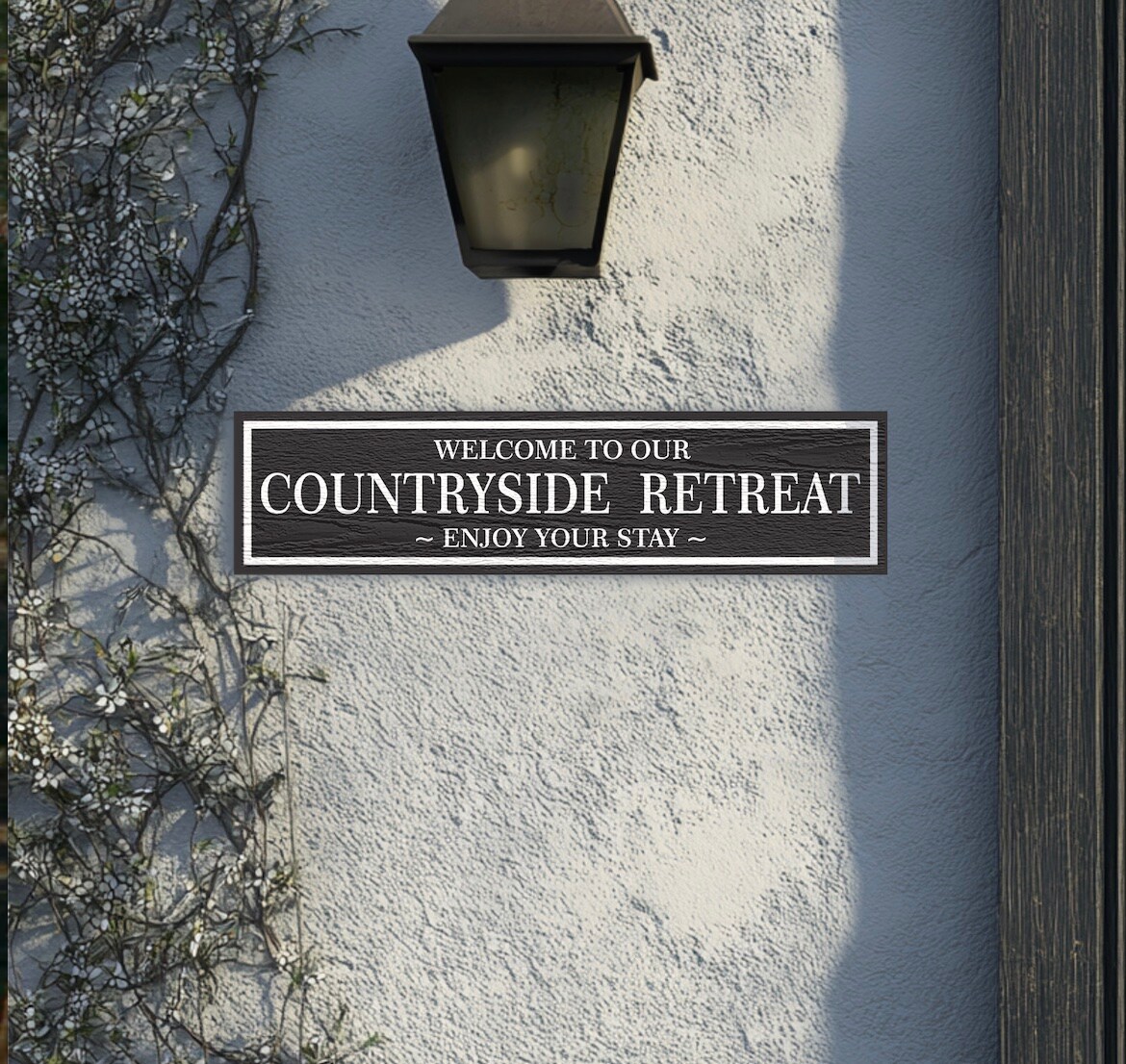 Customized Cottage Sign - Welcome Sign for Vacation Homes - Perfect for ...