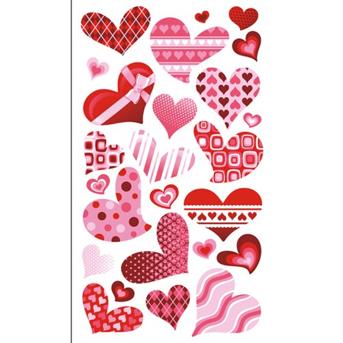 Funky Hearts Stickers | Michaels