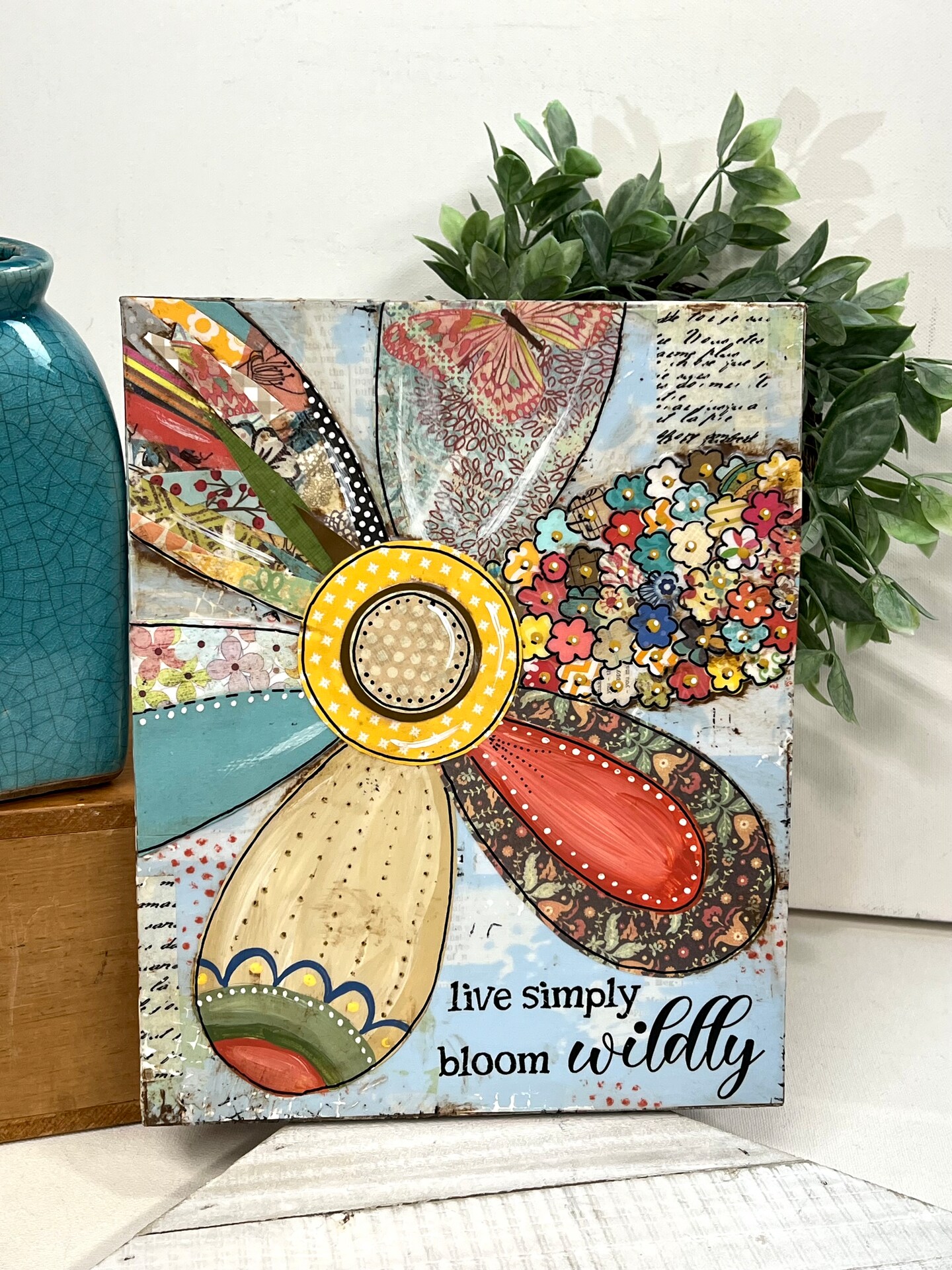 Flower Sign, Boho Floral, Boho Daisy | MakerPlace by Michaels