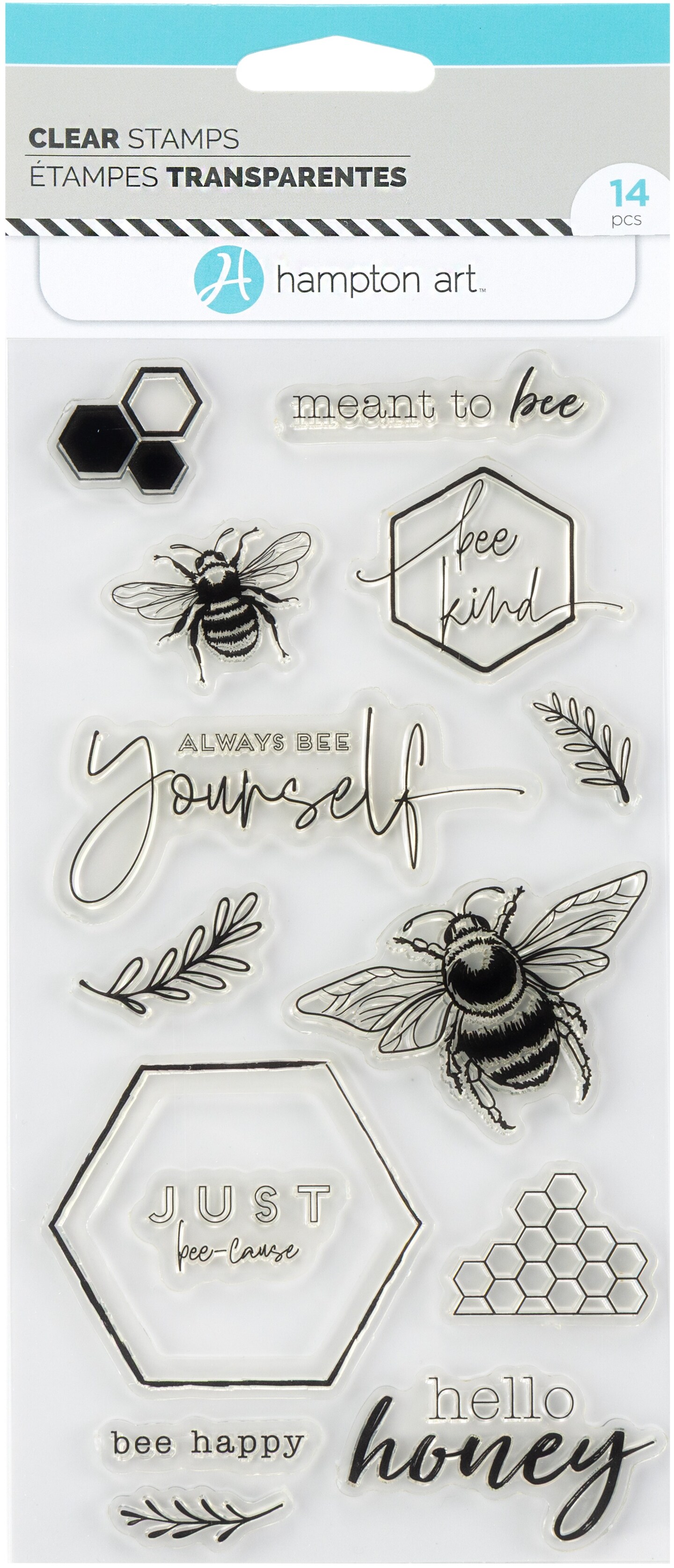 American Crafts Hampton Art Clear Stamps-Hello Honey | Michaels