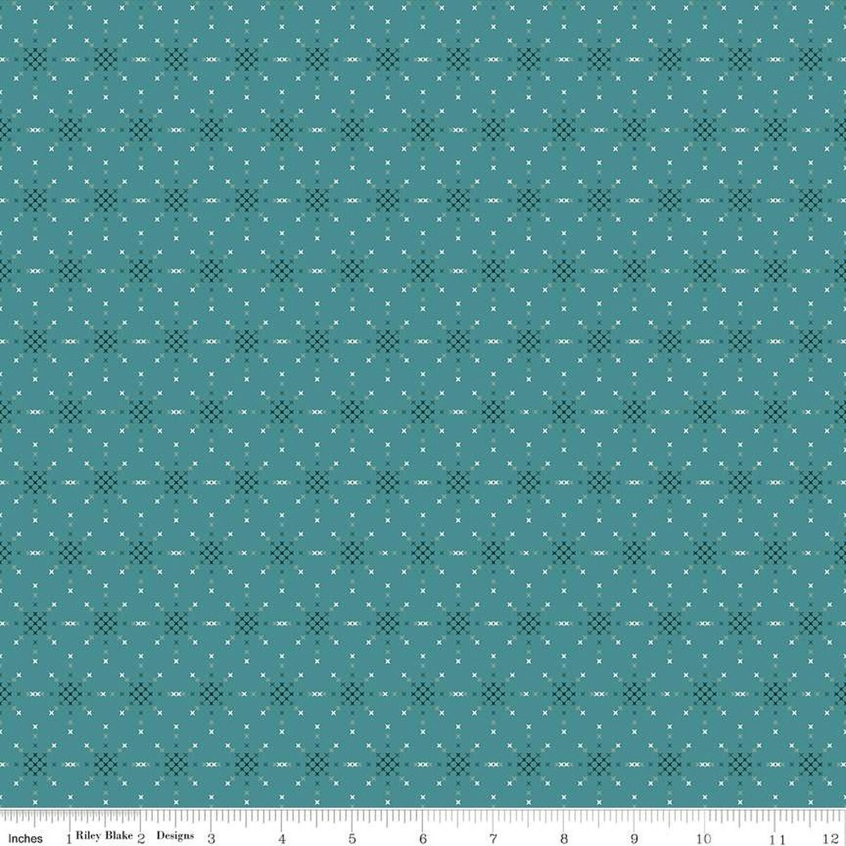 Fabric Riley Blake Rain Stitching Dust Thimbelina & the Sewing Fairies ...