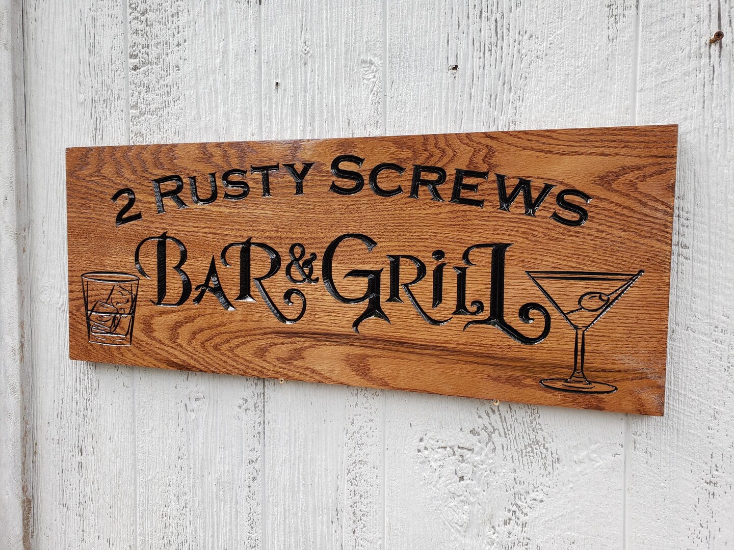 Custom Bar and Grill Sign | Custom Name Engraving | Personalized ...