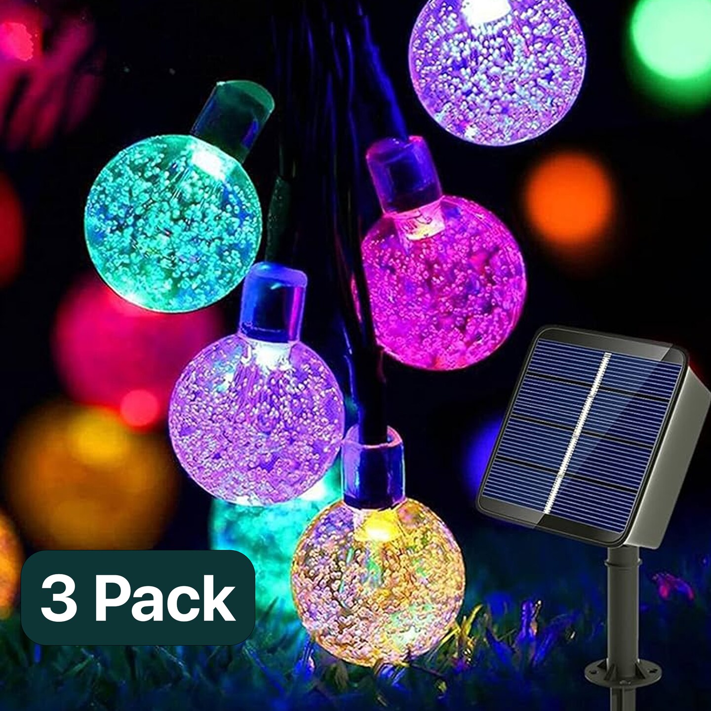Solar Bubble String Lights with 60 LEDs and Long Coverage | Michaels