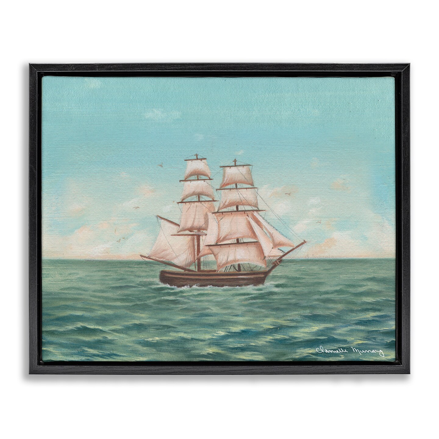 Stupell Industries Classic Voyage Ship Floating Frame By Danielle Murray | Michaels