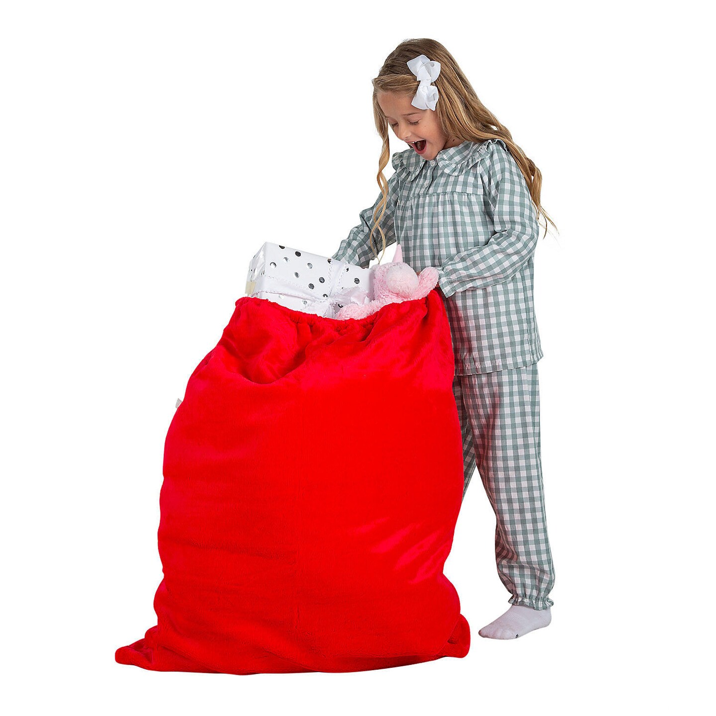 Plush Santa Toy Bag | Michaels