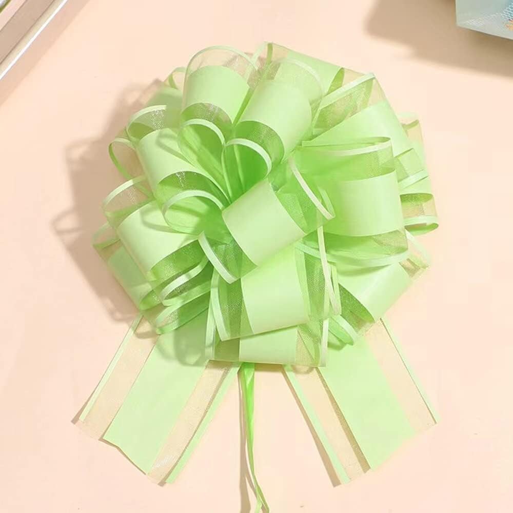 6 Pieces Pull Bows Wrapping Pull Bows for Gift Wrapping, Christmas, Party Birthday Gift Wedding ...