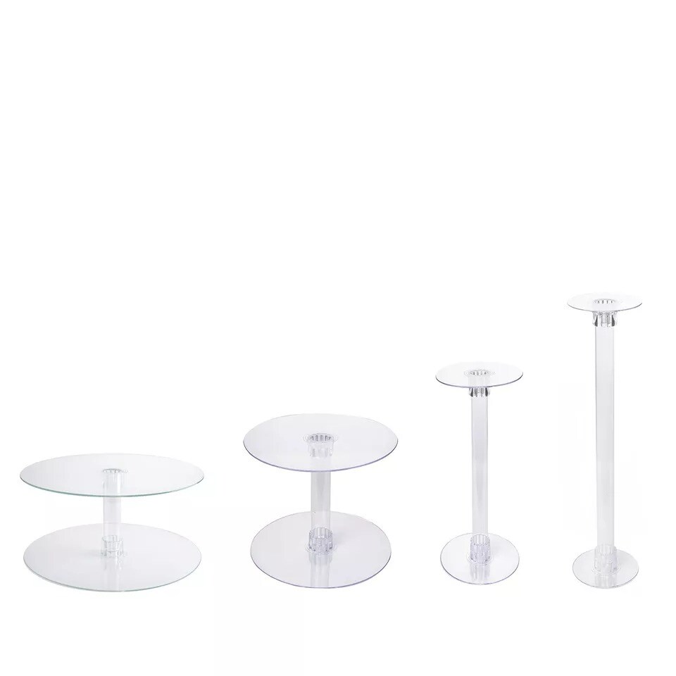 4 Tiers Cup Acrylic 16" CupCake Stand Birthday Party Catering Display ...