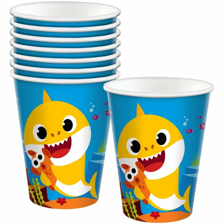 Baby Shark 9oz Paper Cups, 8ct | Michaels