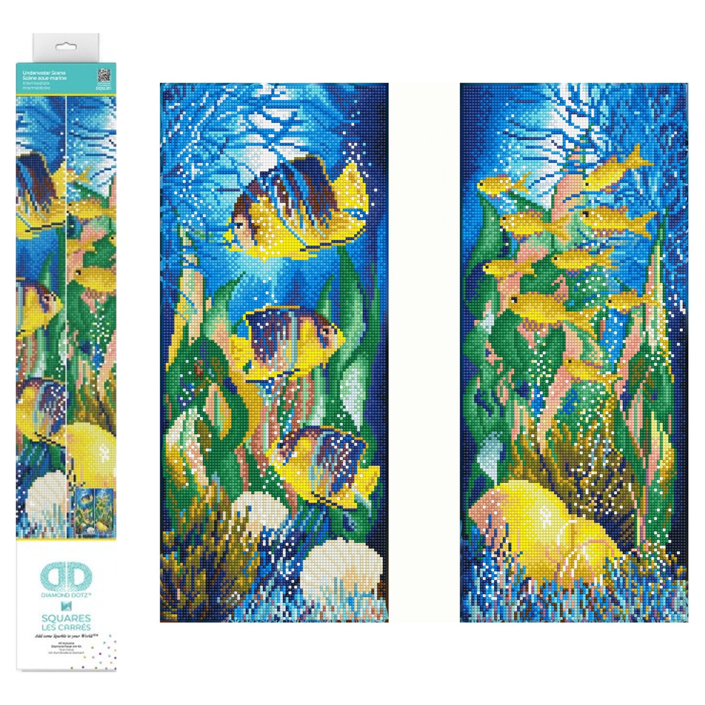 Diamond Dotz Underwater Scene Fish Diamond Painting Kits for Adults - Diamond Art Kits a ...