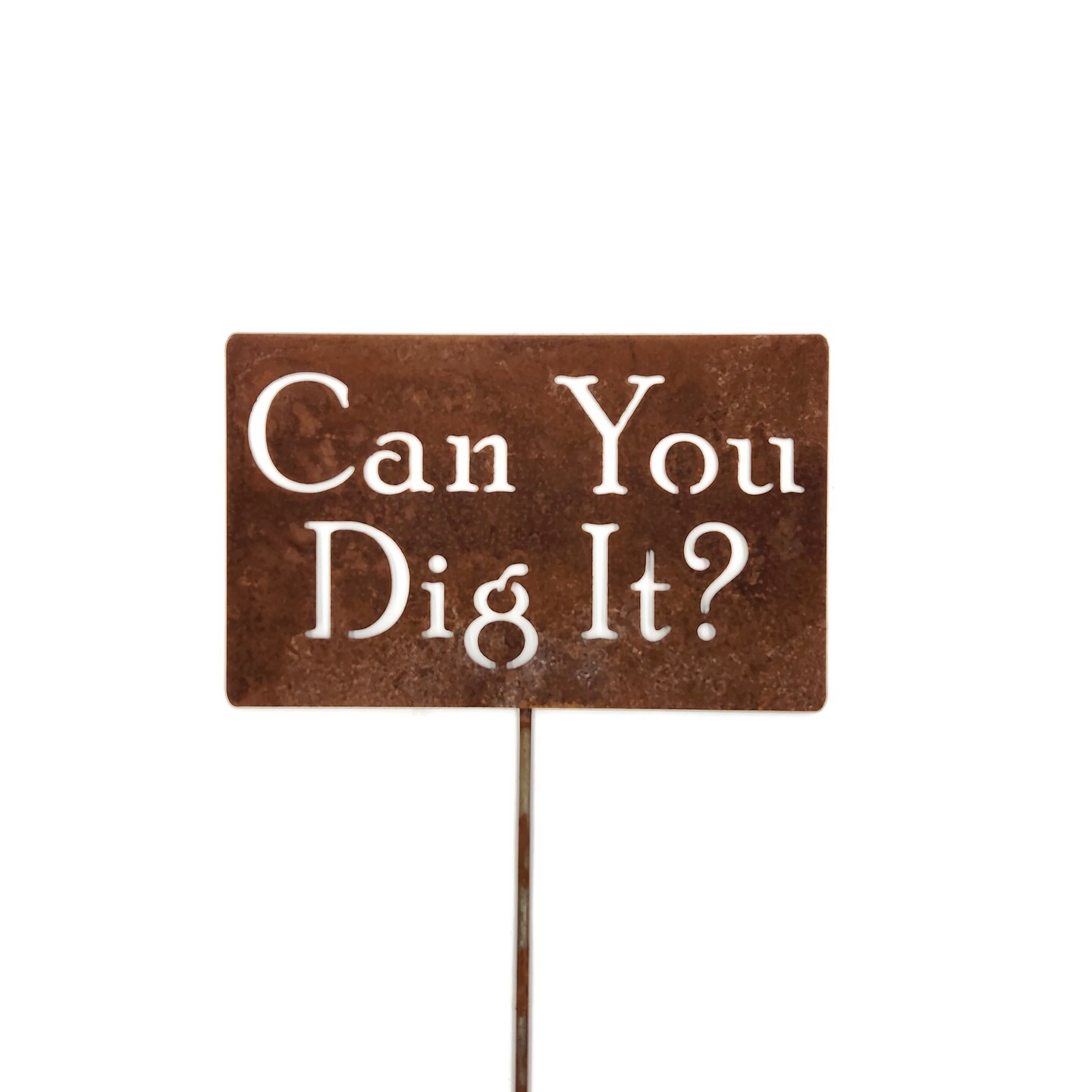 Can You Dig It Metal Garden Stake 21 to 33 Inches Tall | MakerPlace by ...