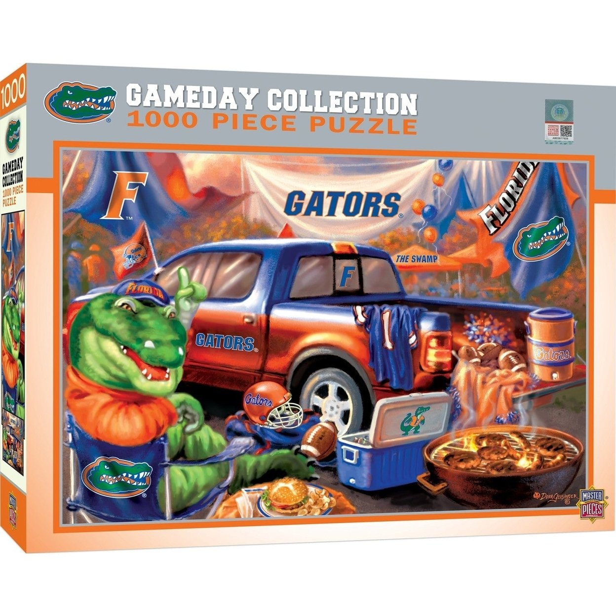 Florida Gators 1000 Piece Jigsaw Puzzle Eco-Friendly Ncaa Game Day Fun ...