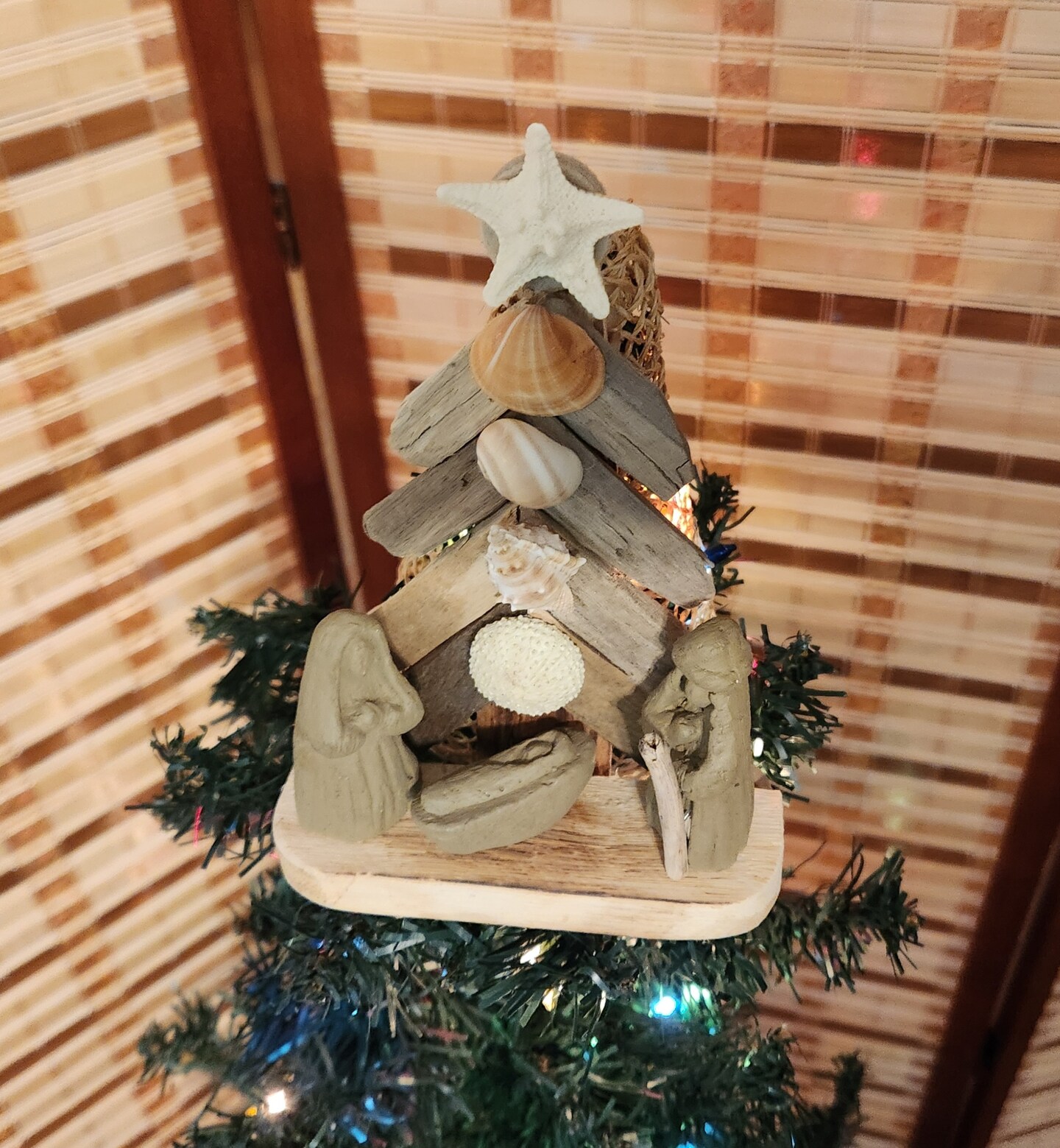 CHRISTMAS: Coastal Nativity Tree Topper | MakerPlace by Michaels