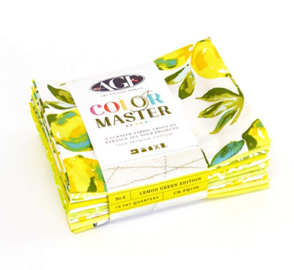 Lemon Green Color Master Half Yard Bundle by AGF Studio for Art Gallery (CB-HY106) | Michaels