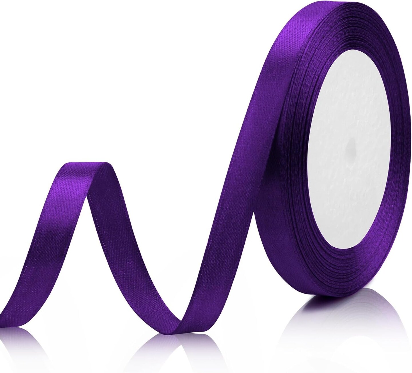 Purple Ribbon 3/8 Inch 25 Yds Retro Purple Ribbon for Gift Wrapping ...