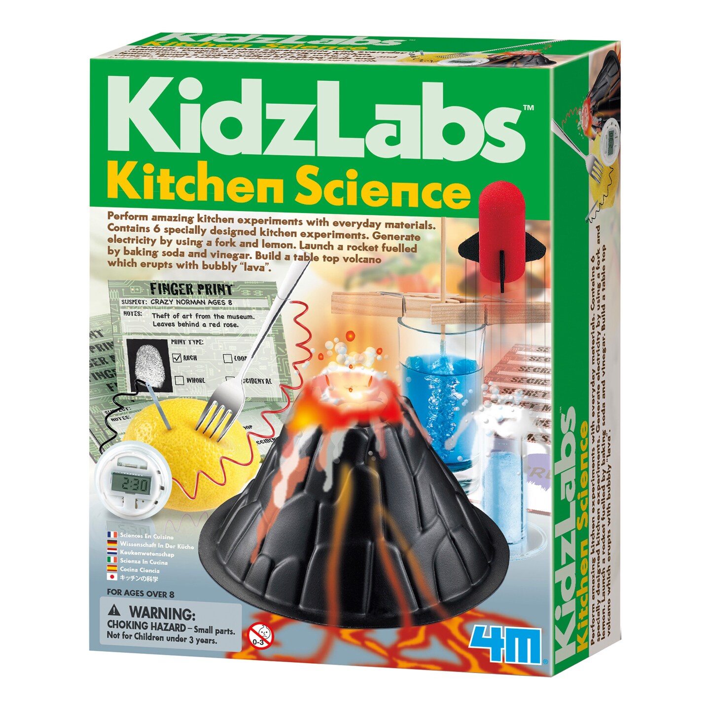 4M Kitchen Science Kit - DIY Chemistry Experiment Lab Stem Toys Gift ...