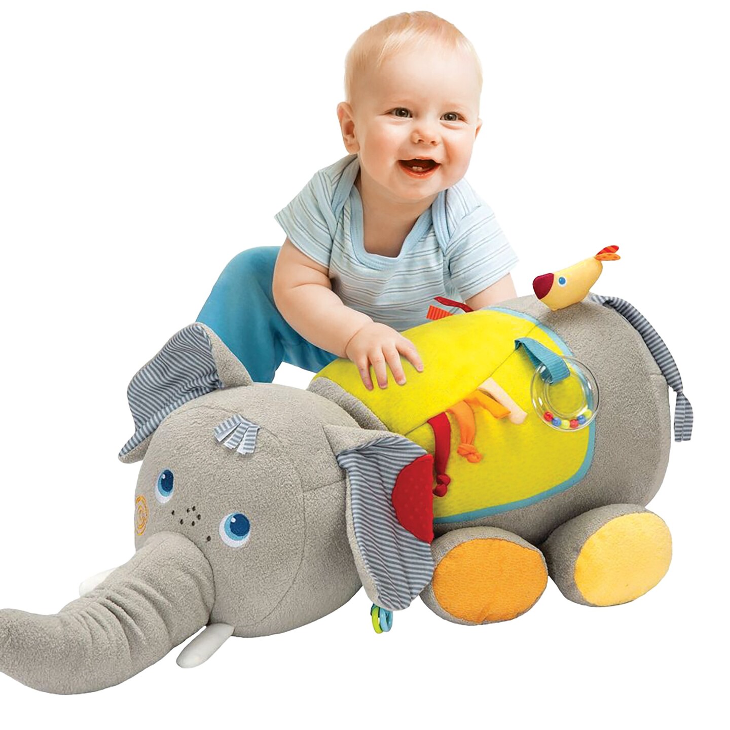 Collections Etc 2-Foot Long Plush Baby Activity Elephant Toy | Michaels