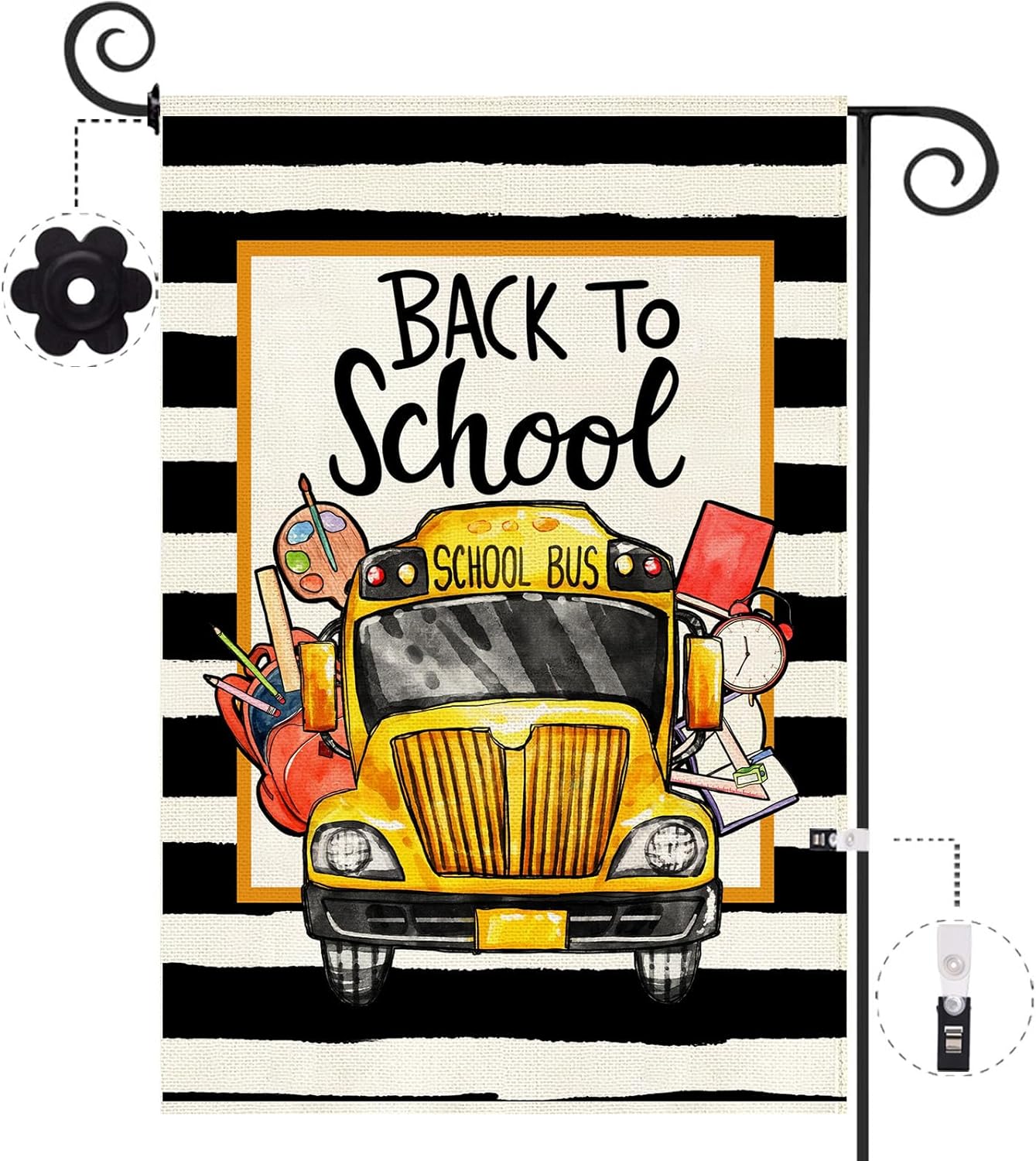 School Bus Back to School Garden Flag (School Bus) 18"L x 12.5"W | Michaels