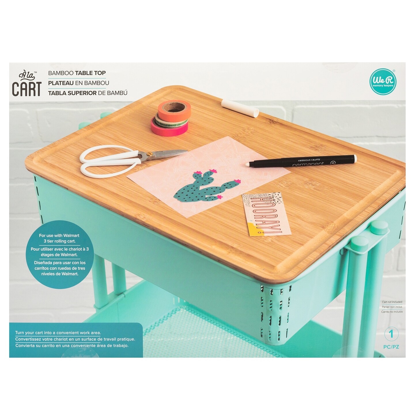 We R A la Cart Table Top Tray-11"x15" | Michaels