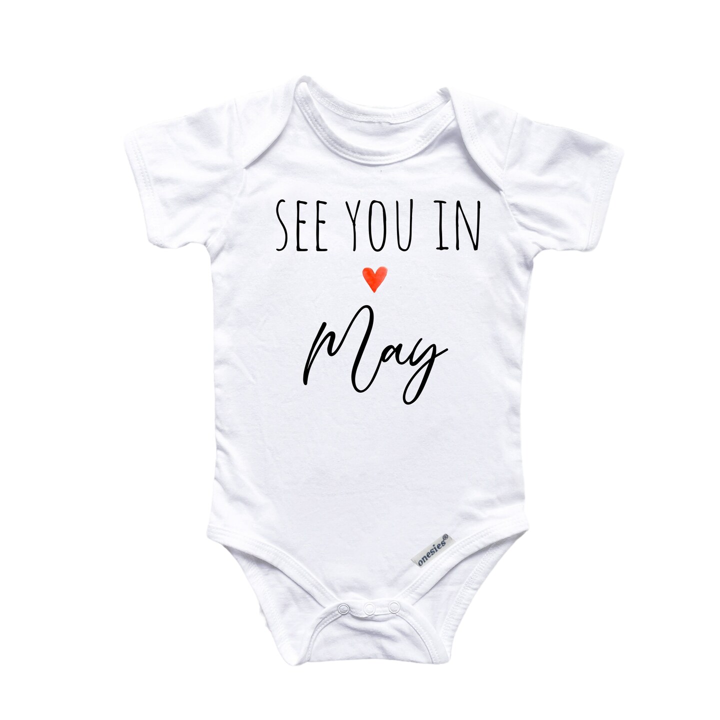 May Baby Announcement - Baby Boy Girl Clothes Infant Onesie® Funny Cute ...