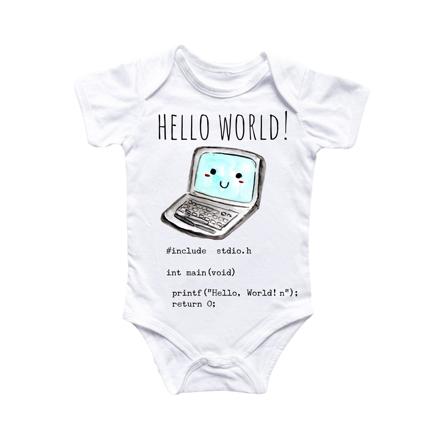 Pc Programmer Coder Coding Baby Boy Girl Clothes Infant Onesie Funny