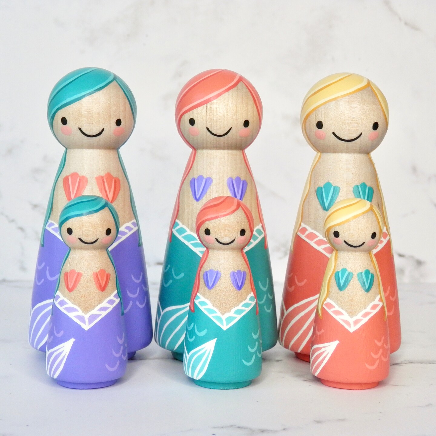 Mermaid Peg Doll | MakerPlace by Michaels