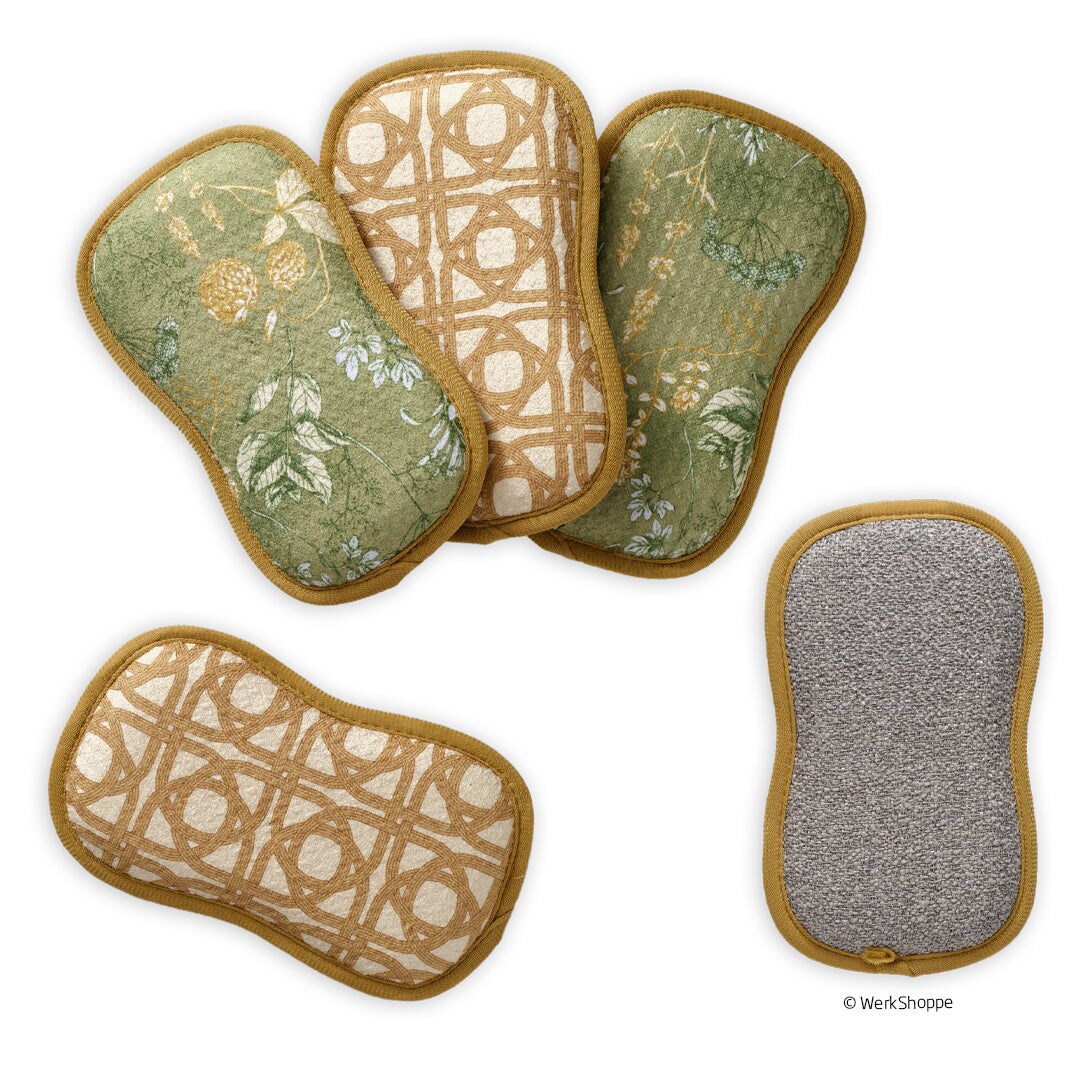 Kitchen Herbs Reusable Scrubbies, Set of 4 | Michaels