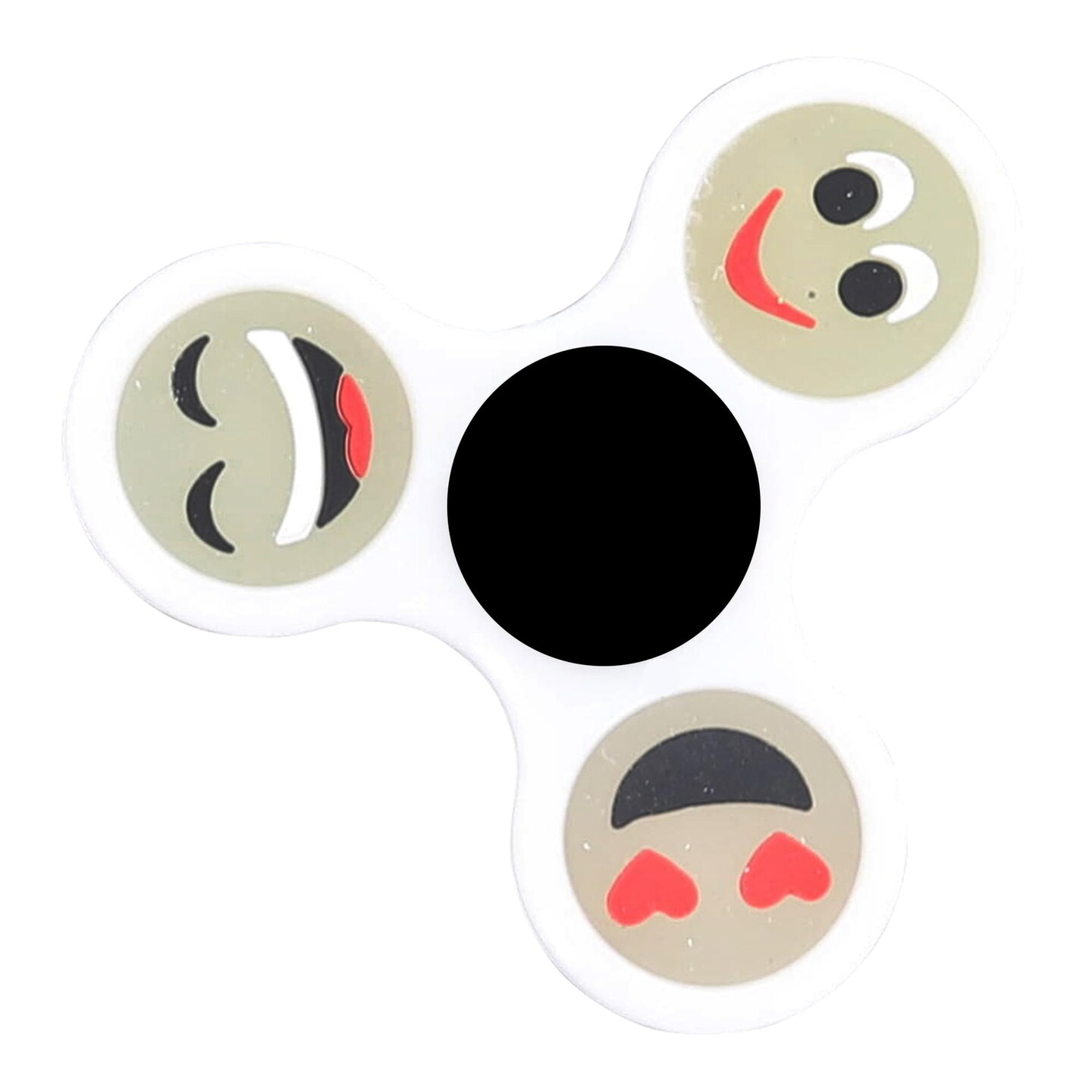 Emoji Smile Fidget Spinner | White | Michaels