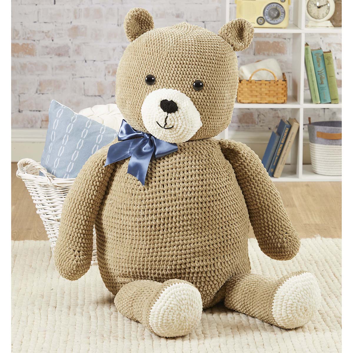 Soho Hugaboo Teddy Bear Crochet Kit, Color: Multi | Michaels