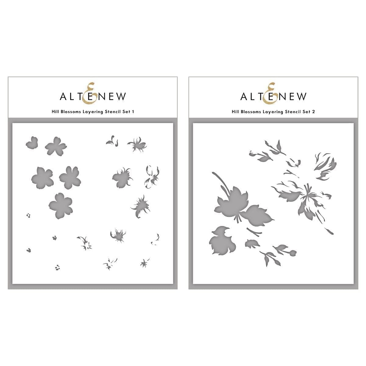 Hill Blossoms Layering Stencil Set (2 in 1) | Michaels