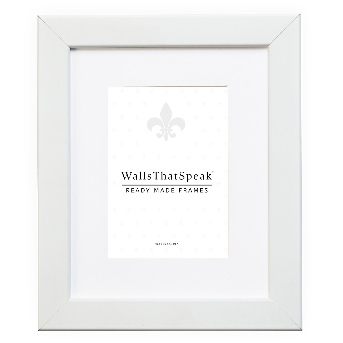 20x26 Matted Picture Frame, Bauhaus 125 1.25 Inch MDF Moulding, Wall ...