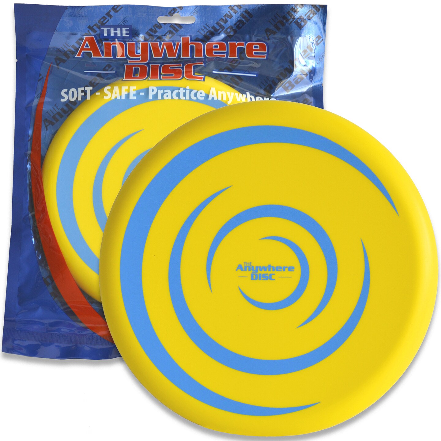 Anywhere Sports: The Anywhere Disc - 8" Yellow Squishy Foam Frisbee ...
