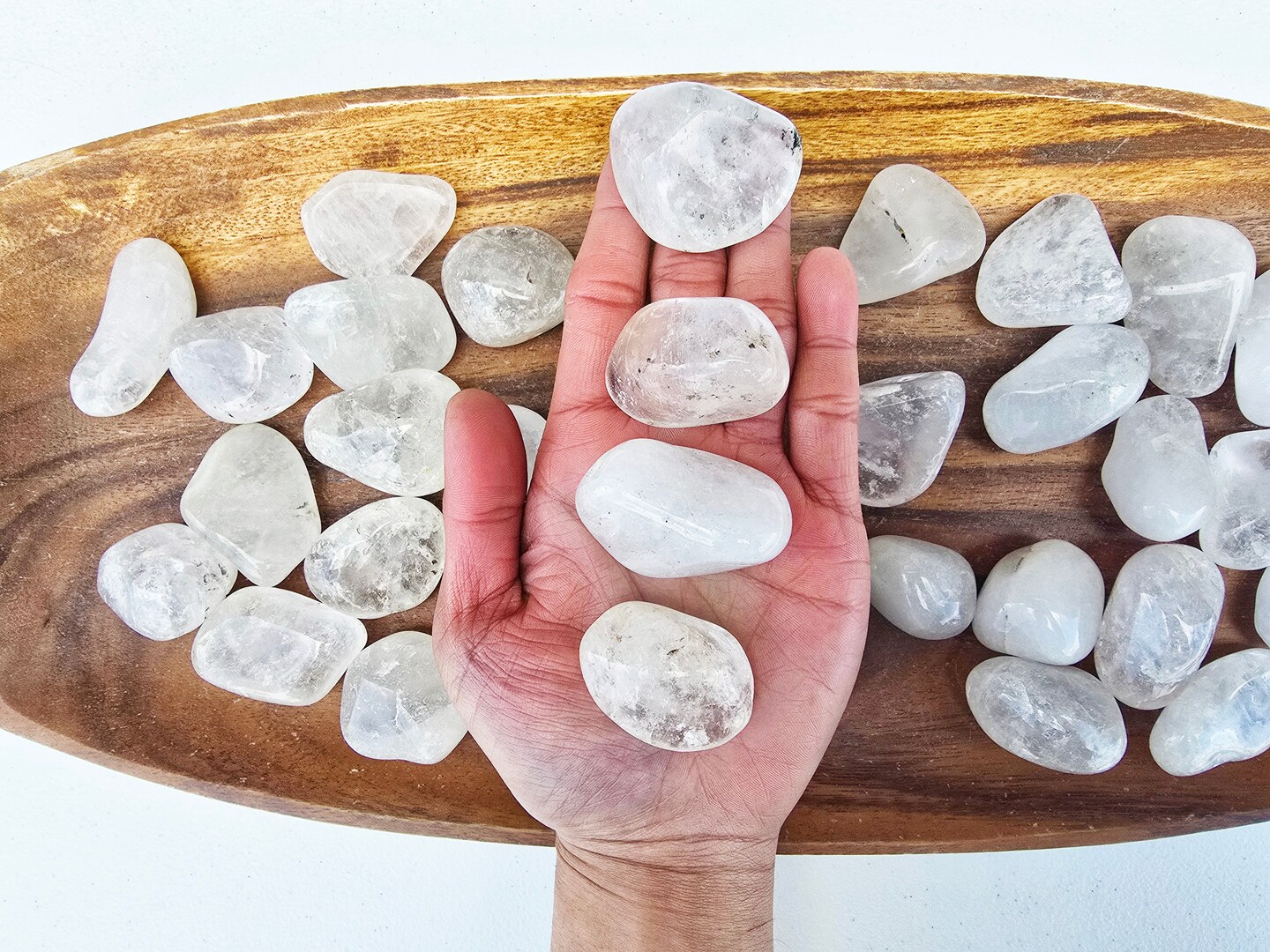 Tumbled Clear Quartz Crystal Large Pieces | Michaels