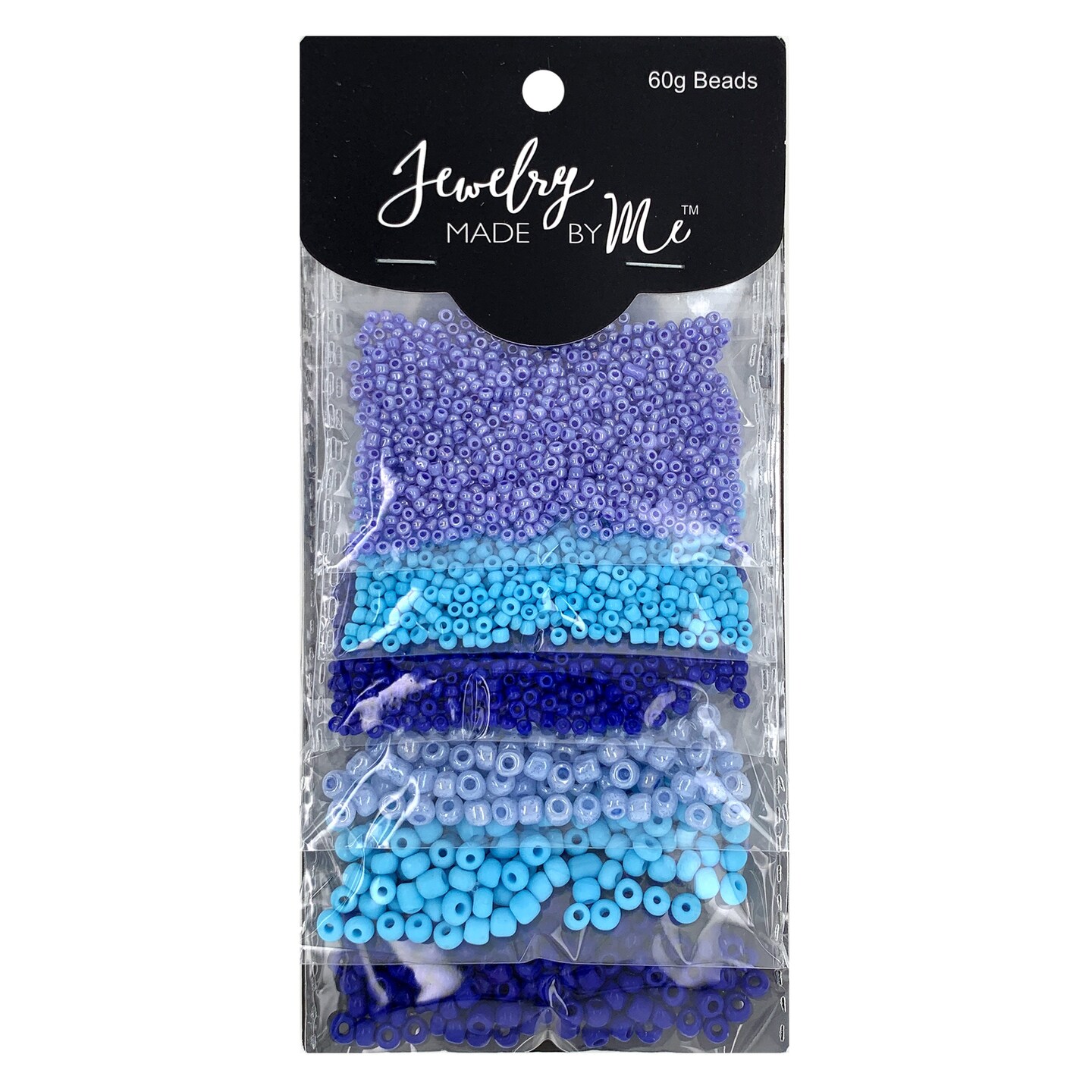 Mixed Seed Bead Assortment, Blue 60gm | Michaels