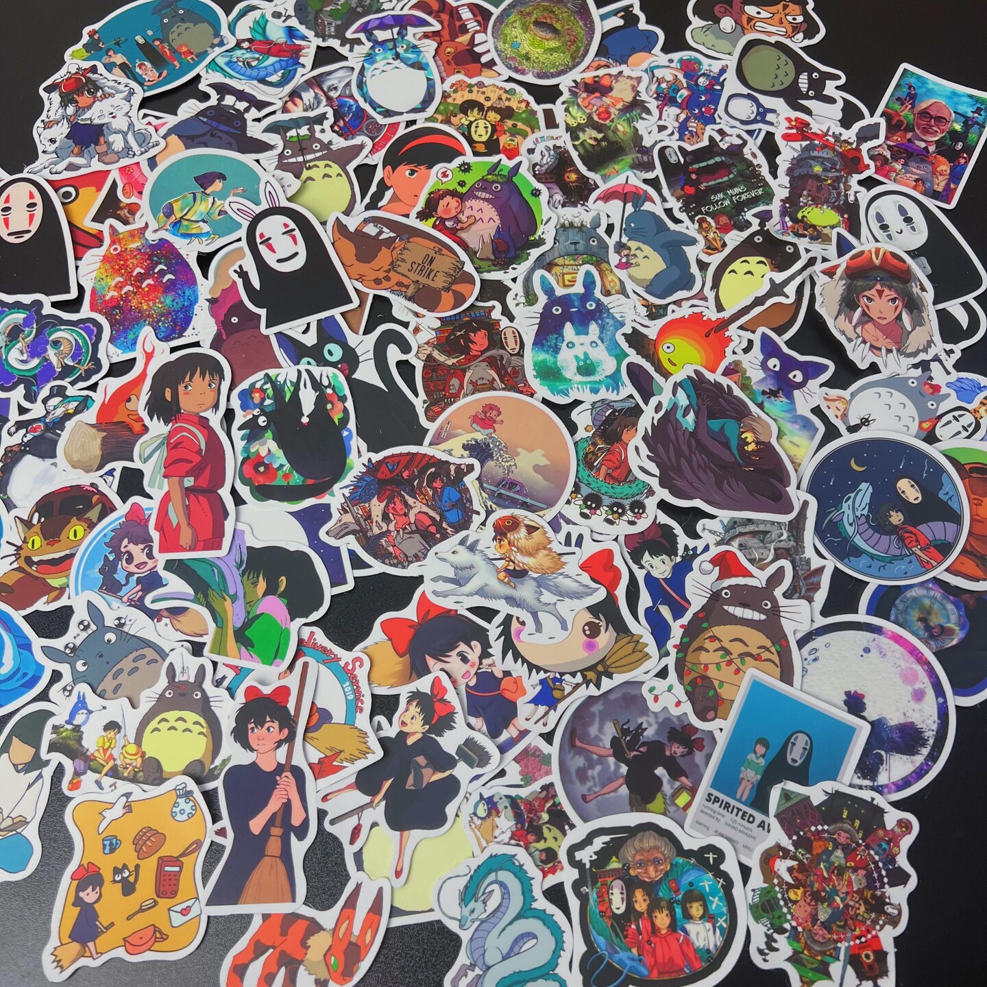 Studio Ghibli stickers, 100 studio ghibli stickers, waterproof anime ...
