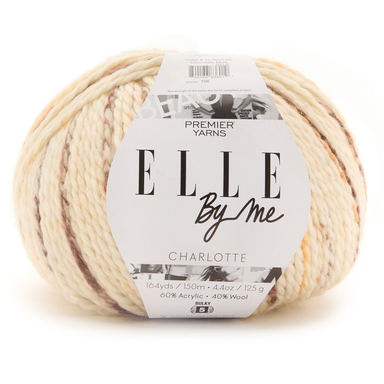 Premier Elle By Me Charlotte Multis Yarn, Color: Chocolate, Count: 1 ...