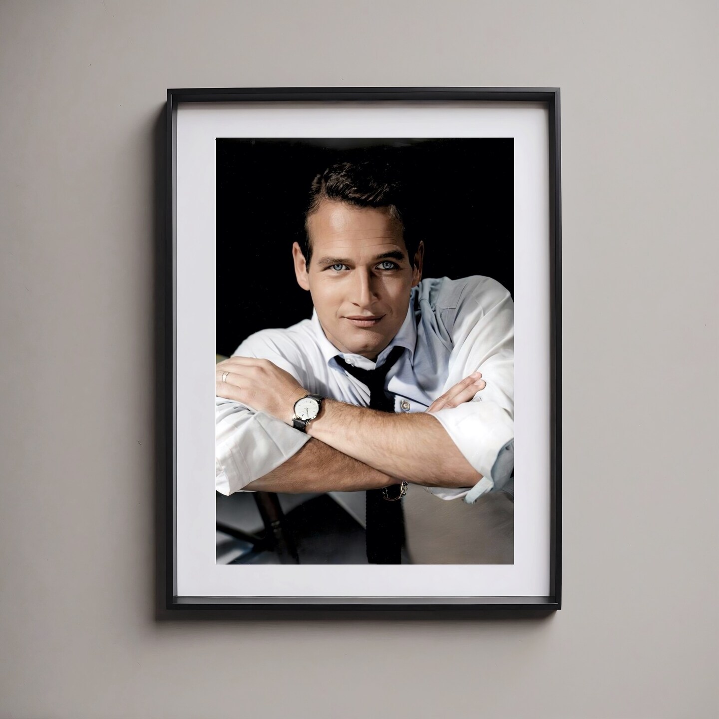 Paul Newman studio portrait c. 1960's, color, multiple sizes, classic ...