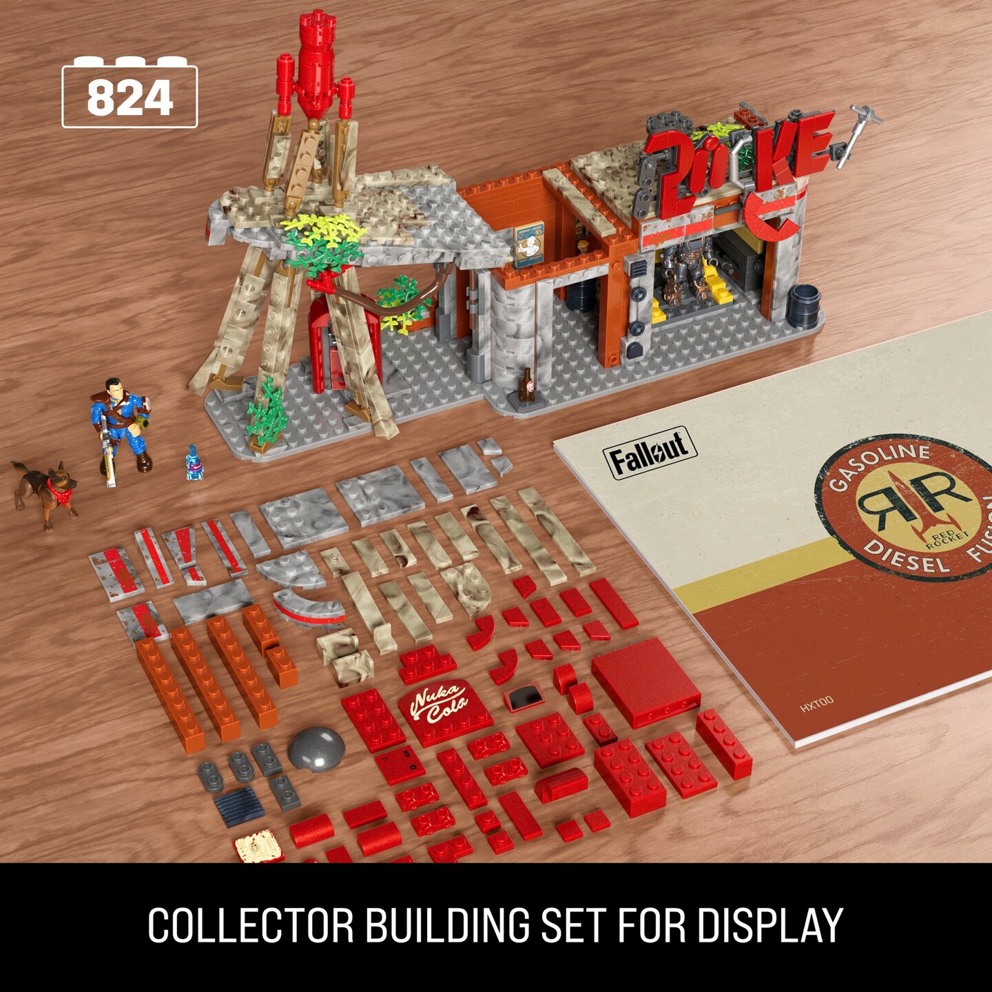 MEGA BLOKS - Fallout: Red Station, 824 Piece Buiding Toy Set ...