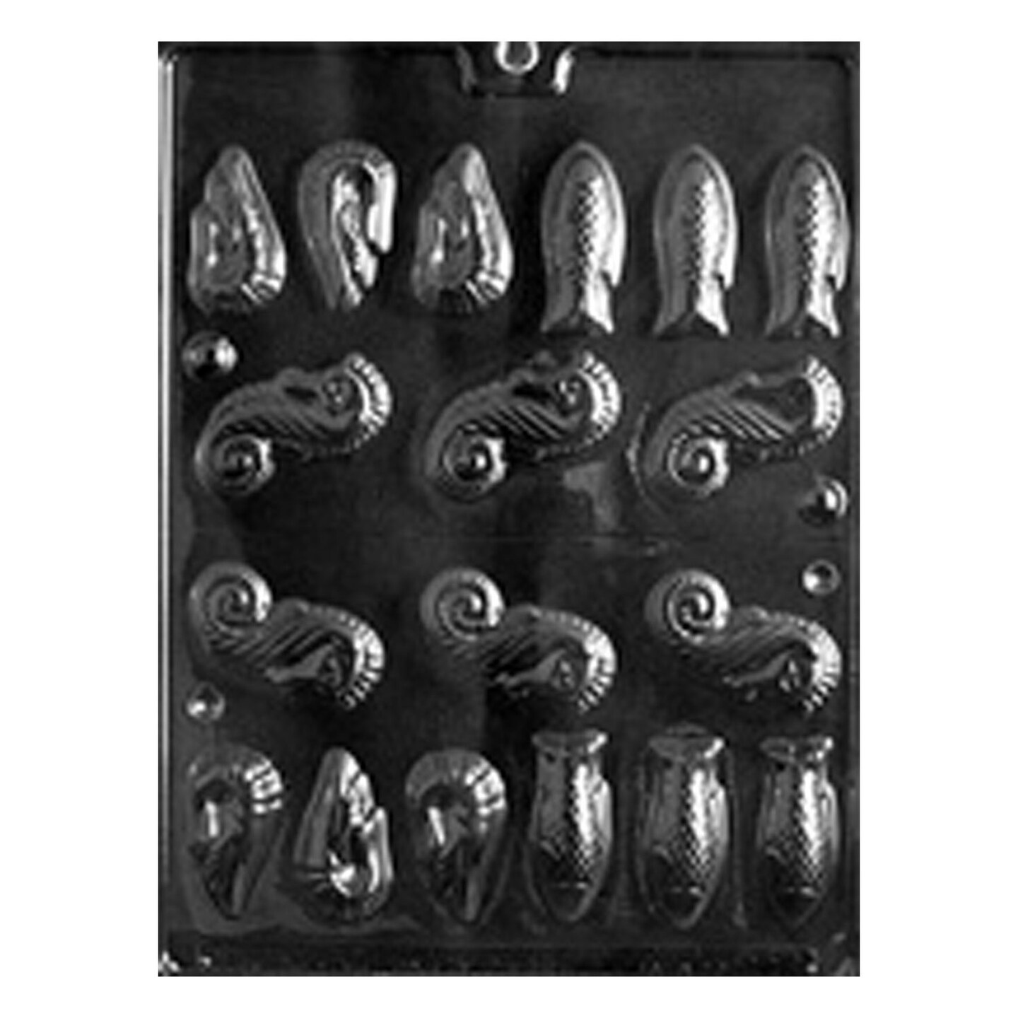 3D Shrimp Seahorse & Fish Chocolate Mold for Ocean Themed Treats | Michaels